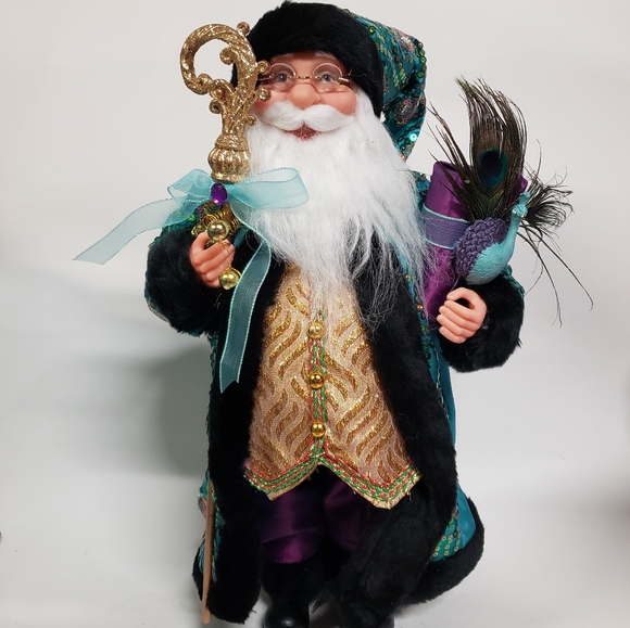 Holiday | Windy Hill Sequin Santa Figurine | Poshmark